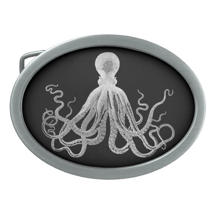 Vintage Octopus Belt Buckle | Zazzle