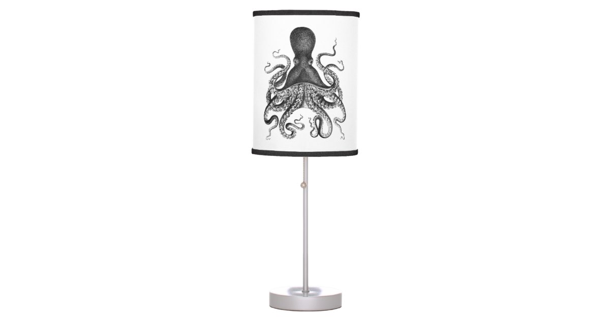 Vintage Octopus Table Lamp | Zazzle