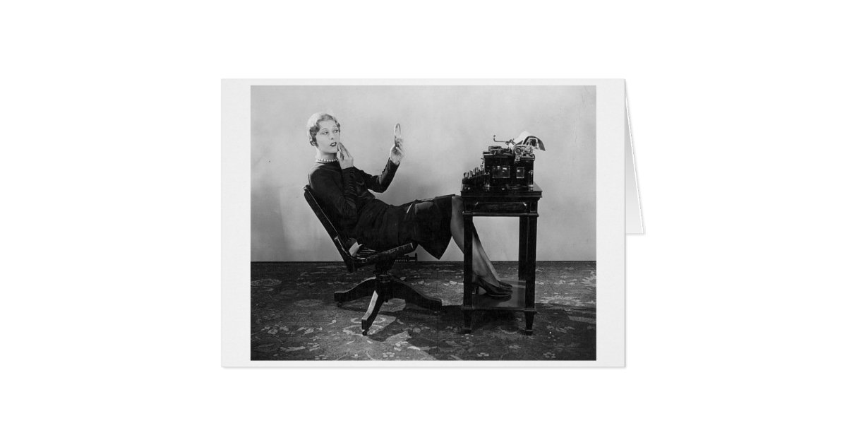 Vintage Office - Princess at Work, | Zazzle