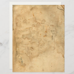 Vintage Old Tea Stained Letterhead | Zazzle