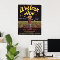 Vintage Old Western Hoe Vegetables Crate Labels Poster | Zazzle
