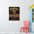 Vintage Old Western Hoe Vegetables Crate Labels Poster | Zazzle