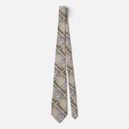 Vintage Old World Map Tiled Geography Pattern Neck Tie | Zazzle