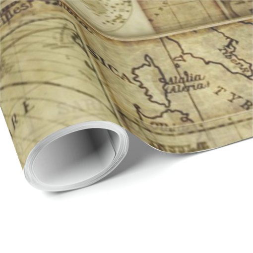 Vintage old world Maps Antique maps Pattern Wrapping Paper | Zazzle