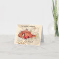 Vintage Orange Boxfish Illustration Nautical Thank You Card | Zazzle