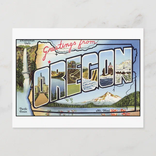 Vintage Oregon Postcard | Zazzle