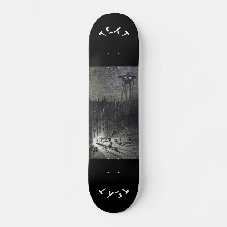 Vintage original alien invasion 7 7/8" skateboard | Zazzle