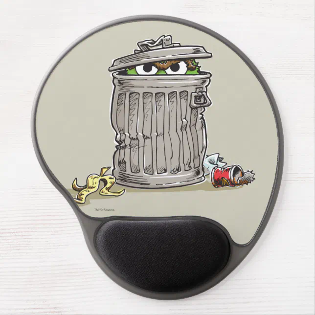 Vintage Oscar in Trash Can Gel Mouse Pad | Zazzle