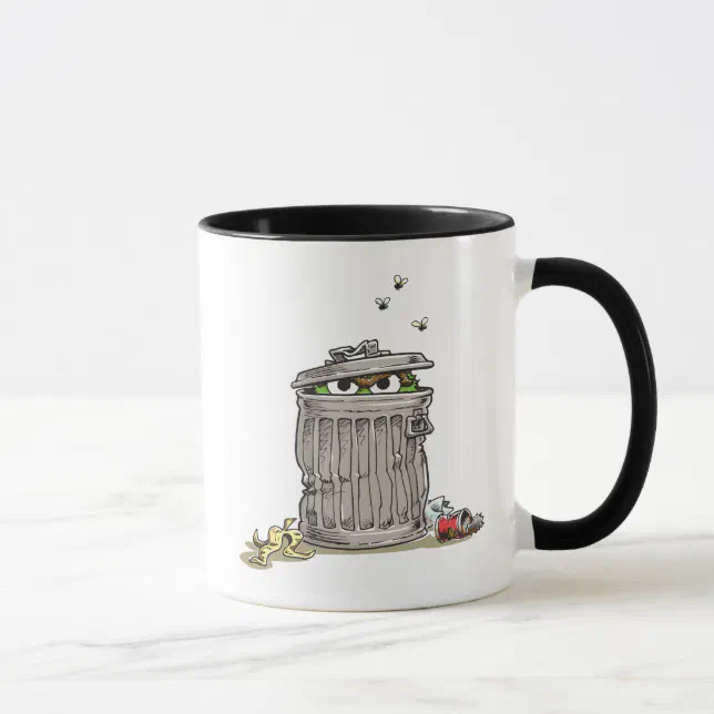 Vintage Oscar in Trash Can Mug | Zazzle