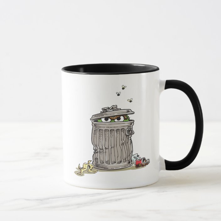 Vintage Oscar in Trash Can Mug | Zazzle.com