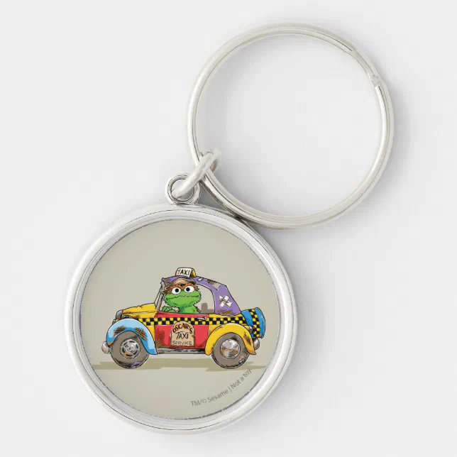 Vintage Oscar's Taxi Service Keychain | Zazzle