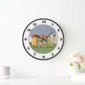 Vintage Outhouse Clock | Zazzle