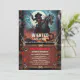 Vintage Outlaw Skull & Bones Halloween Party Invit Invitation | Zazzle