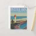 Vintage Oyster Box Lighthouse Travel Postcard | Zazzle
