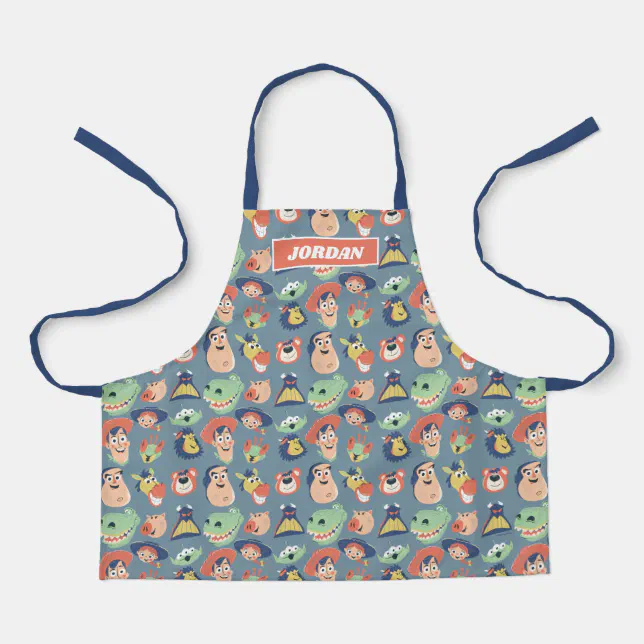 Vintage Painted Toy Story Characters Apron | Zazzle