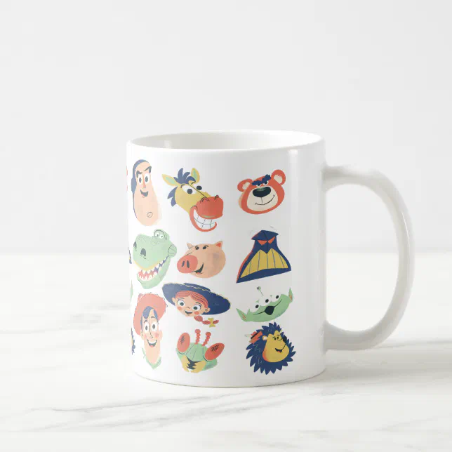 Vintage Painted Toy Story Characters Coffee Mug | Zazzle