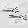 Vintage pair of scissors theme business card | Zazzle