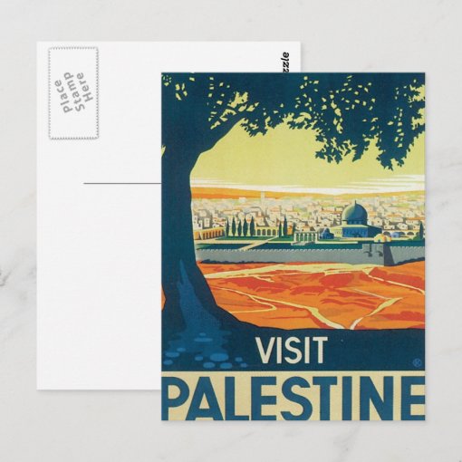 Vintage Palestine Middle East Postcard | Zazzle