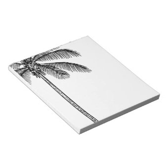 Vintage Palm Tree Notepad | Zazzle