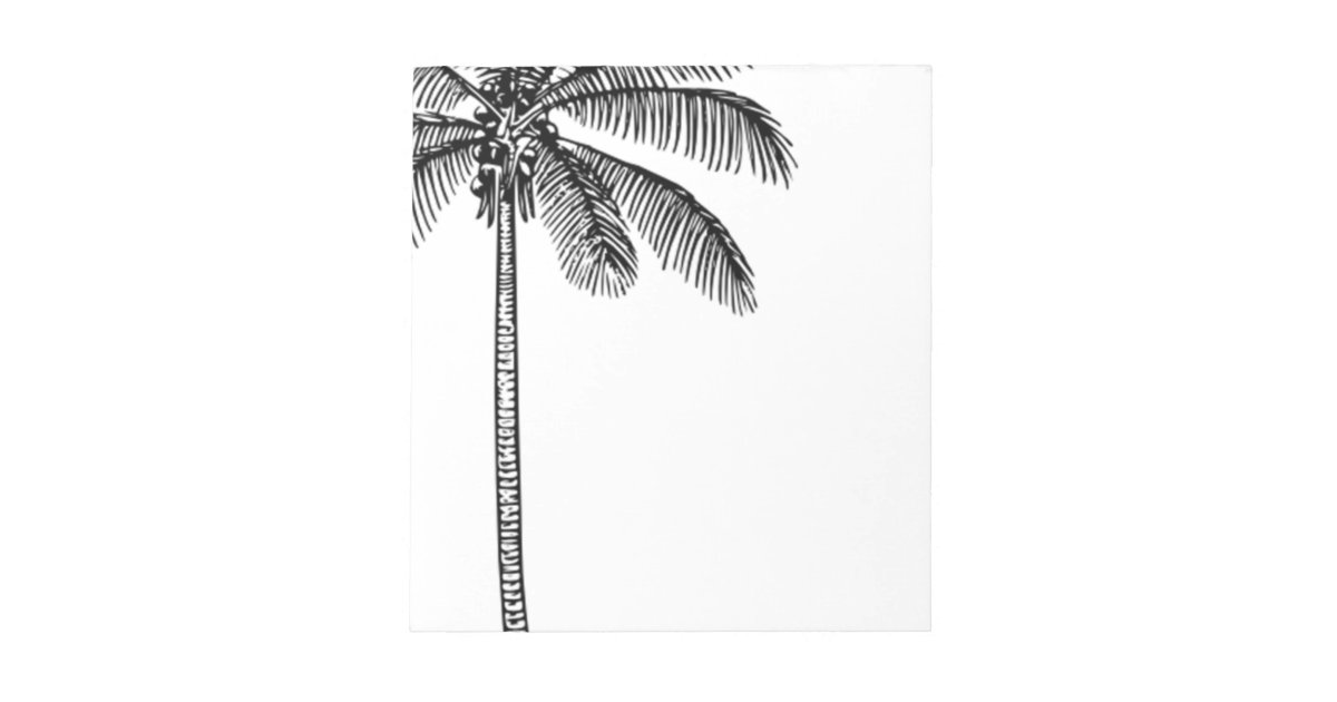 Vintage Palm Tree Notepad | Zazzle