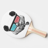 Vintage panda 3-D glasses Ping Pong Paddle | Zazzle