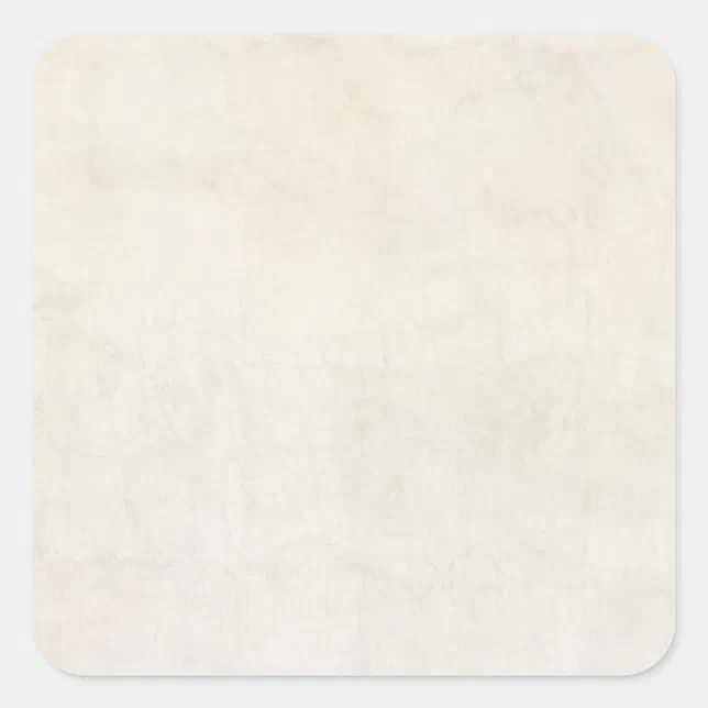 Vintage Paper Antique Ivory Parchment Background Square Sticker | Zazzle