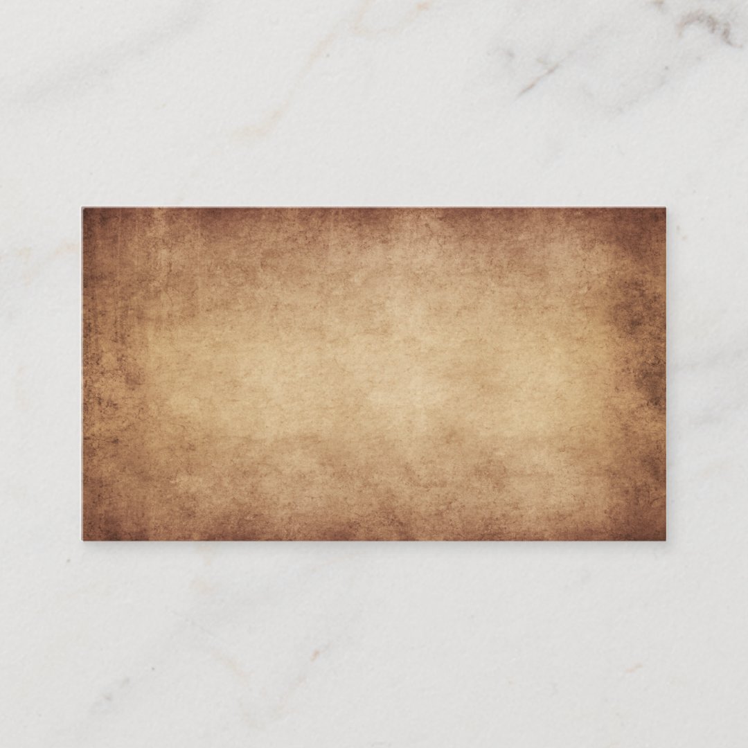 Vintage Parchment Antique Paper Background Custom Business Card | Zazzle