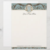 Vintage Parchment Look Letterhead Resume Paper | Zazzle