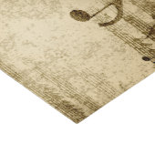 Vintage Parchment Musical Notes Tissue Paper | Zazzle