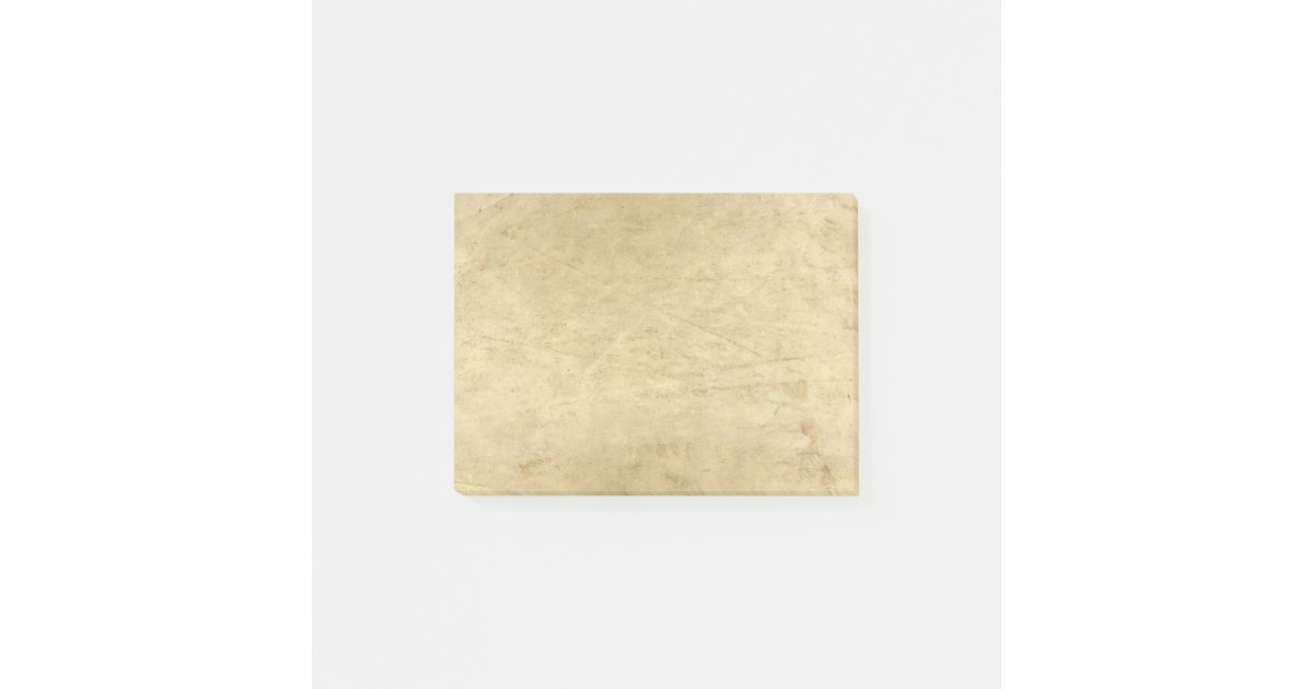 Vintage parchment paper post-it notes | Zazzle