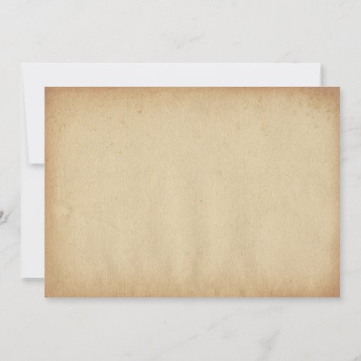 Vintage Parchment Rustic Wedding Invitations | Zazzle