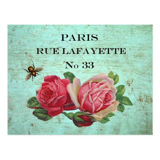 Vintage Paris Address Postcards | Zazzle.com