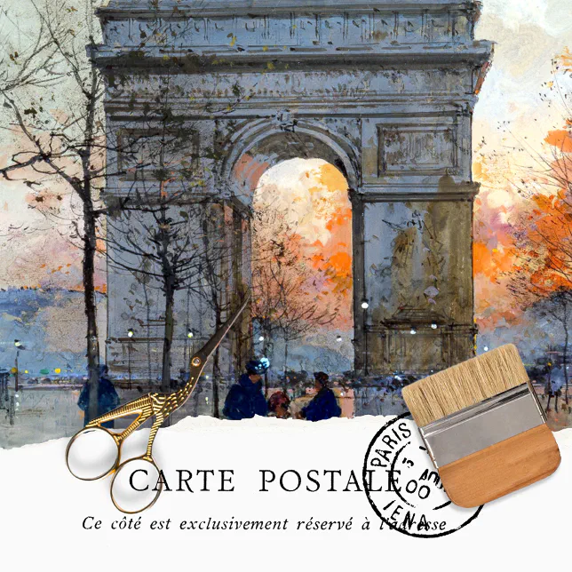 Vintage Paris Belle Epoque Tissue Paper | Zazzle