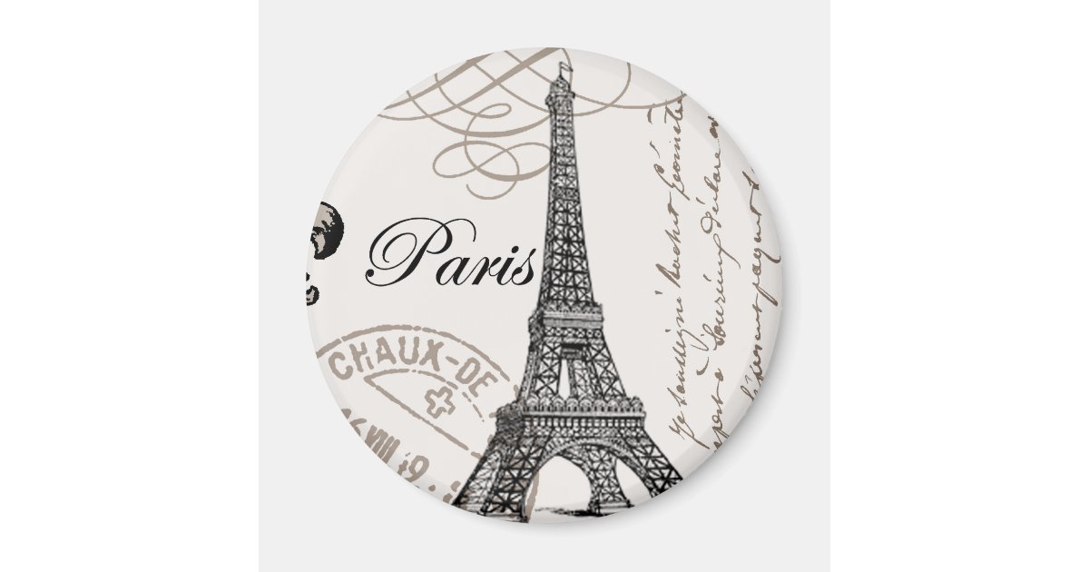 Vintage Paris...magnet Magnet | Zazzle