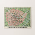 vintage Paris map puzzle | Zazzle