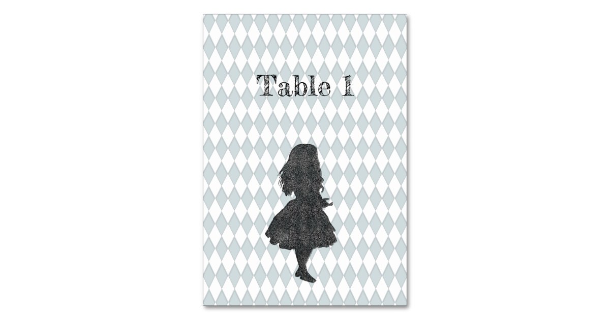 Vintage pastel Alice in Wonderland Card | Zazzle