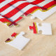 Vintage Patriotic American Flag, Fourth of July Jigsaw Puzzle | Zazzle