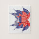 Vintage Patriotic American Flag, Fourth of July Jigsaw Puzzle | Zazzle