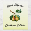 Vintage Pear Wine Label | Zazzle