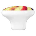 Vintage peppermint candy striped swirl colorful ceramic knob | Zazzle