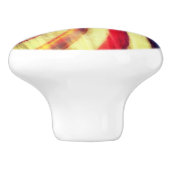 Vintage peppermint candy striped swirl colorful ceramic knob | Zazzle