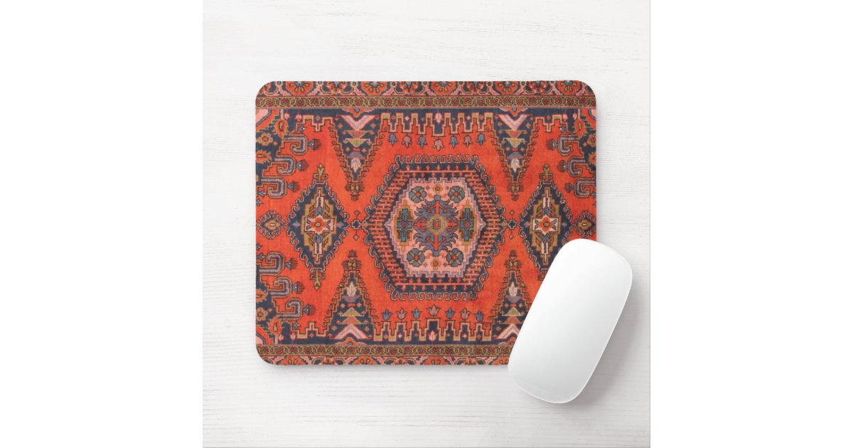 Vintage Persian Retro Antique Oriental Carpet Mouse Pad | Zazzle