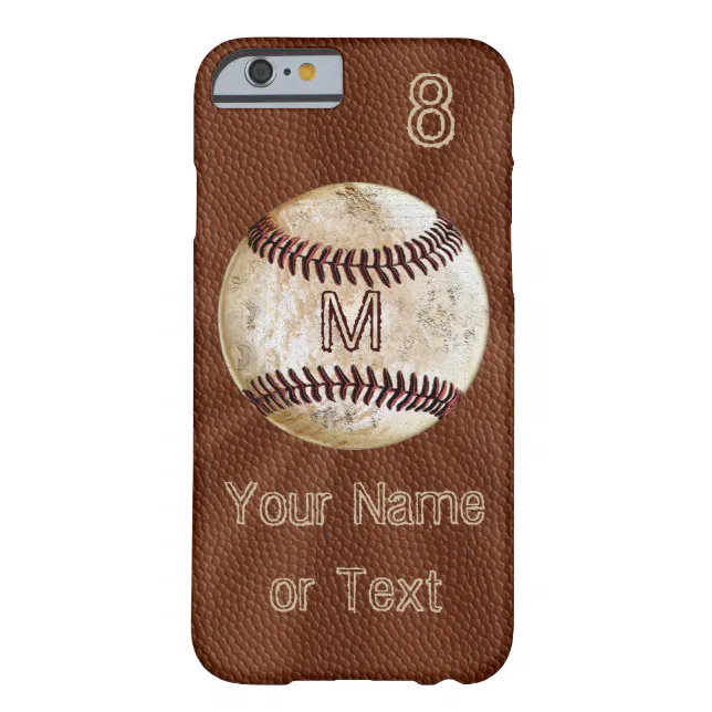 Vintage Personalized Baseball iPhone Cases | Zazzle