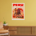 Vintage Peru Travel Poster | Zazzle