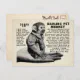 Vintage Pet Monkey Mail Order Postcard | Zazzle