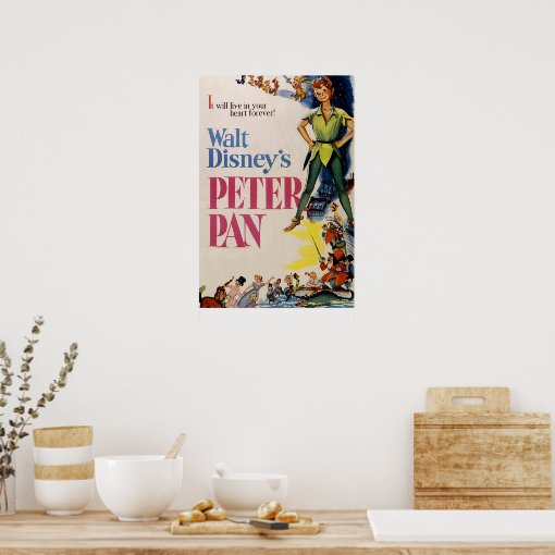 Vintage Peter Pan Poster | Zazzle