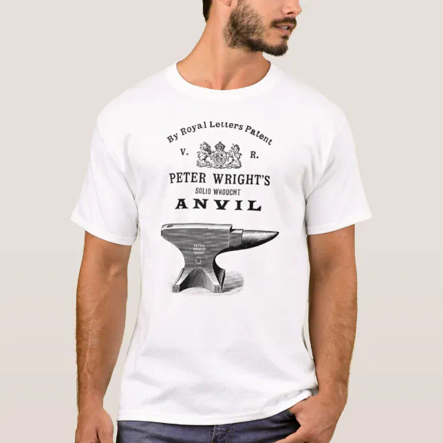 Vintage Peter Wright Anvil T-Shirt | Zazzle