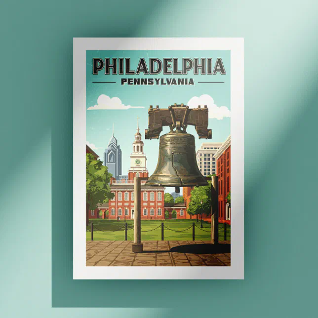 Vintage Philadelphia Pennsylvania Postcard | Zazzle