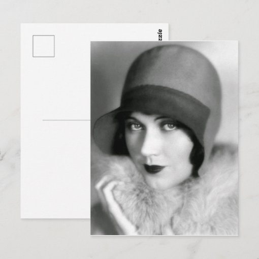 Vintage Photo of Flapper Fay Way Postcard | Zazzle