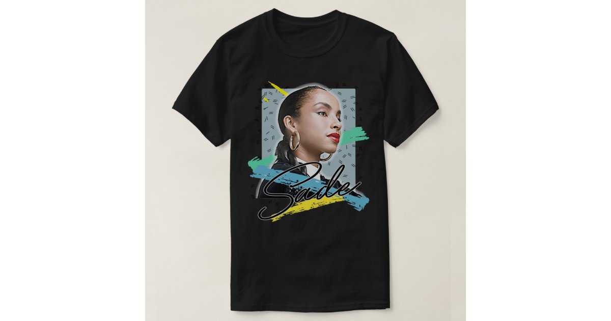 Vintage Photograp Sade Singer Songwriter Adu Funny T-Shirt | Zazzle